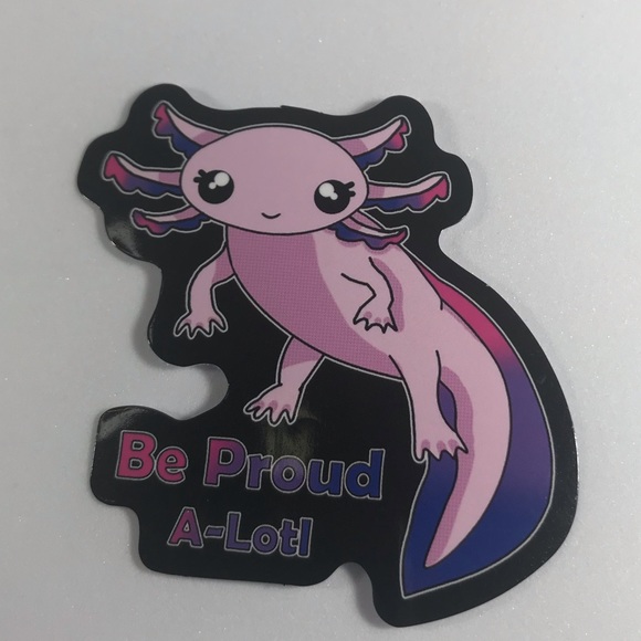 Hand Crafted | Design | Proud Axolotl Crazy Trending Waterproof Single ...